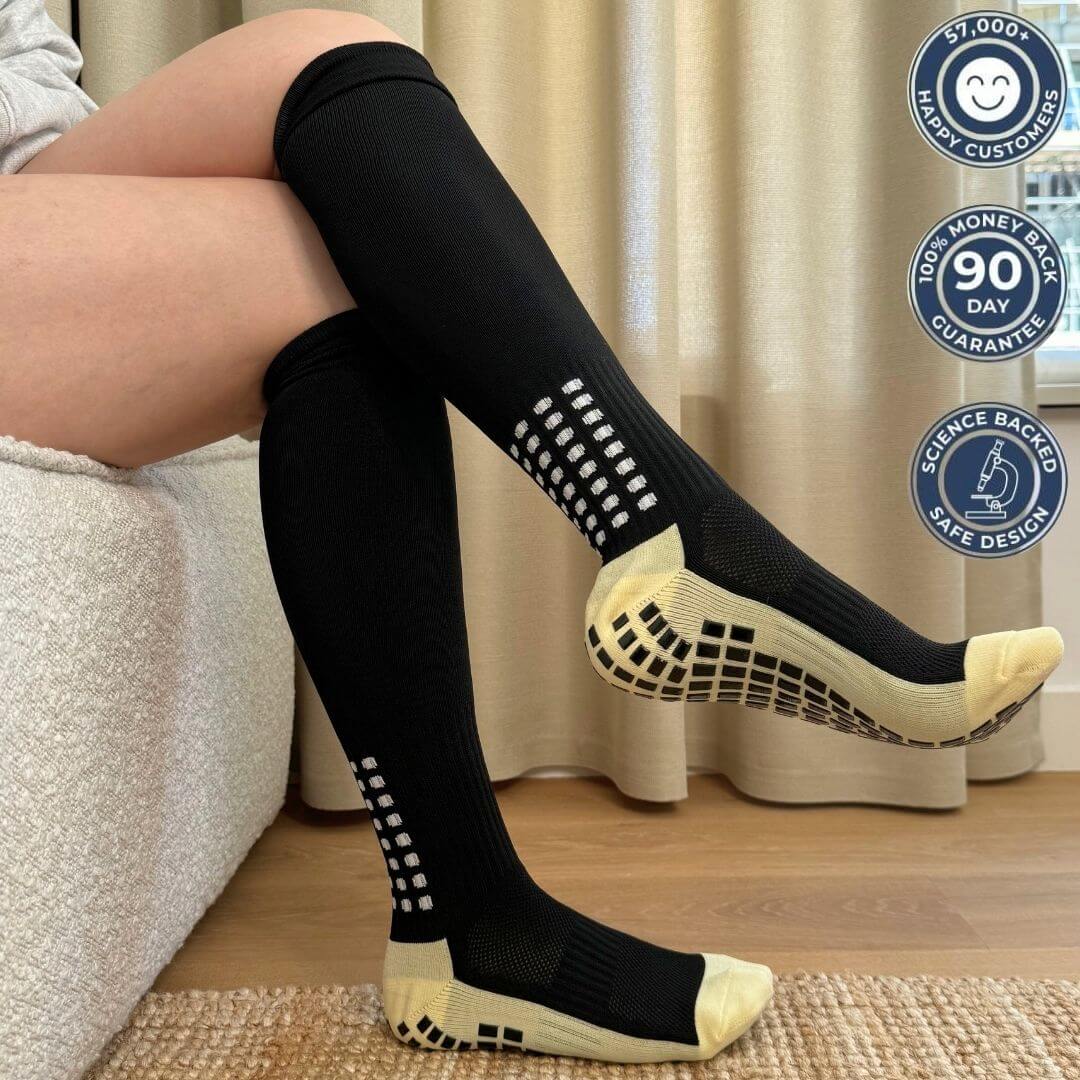 SmoothSpine™ Hyper Grip Compression Socks