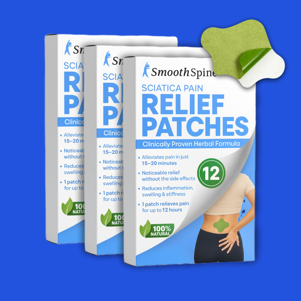 Sciatica Back Pain Relief Patches (12pcs) – SmoothSpine