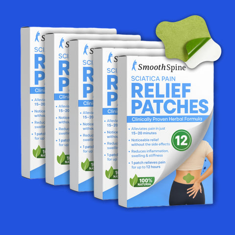 Sciatica Back Pain Relief Patches (12pcs) – SmoothSpine